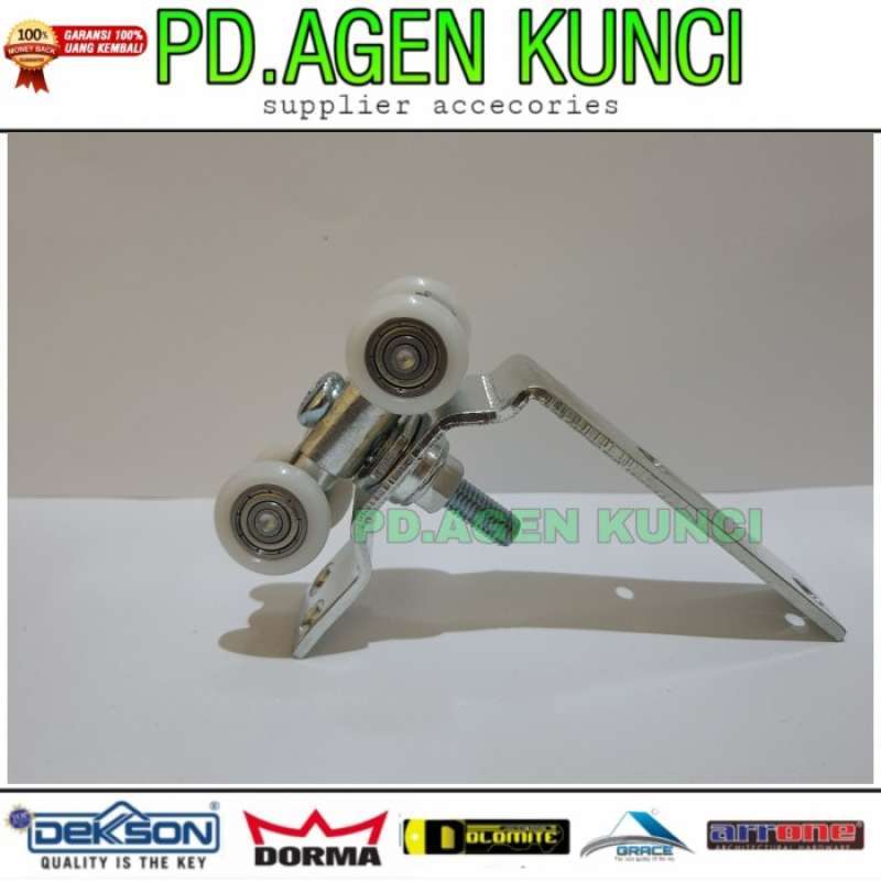 Jual Roda Atas Pintu Lipat Flexible Roda Pintu Folding Gate 200kg Di ...