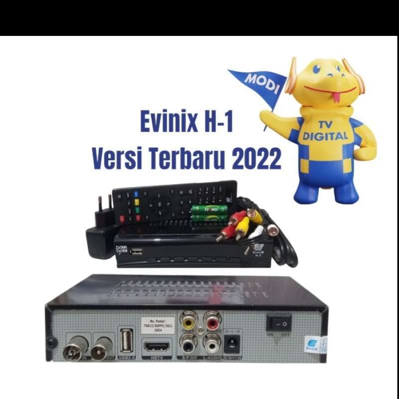 Jual NEW! Set Top Box Dvb T2 Tv Digital Indonesia Evinix H1 Gratis HDMI - DENGAN HDMI di Seller ...