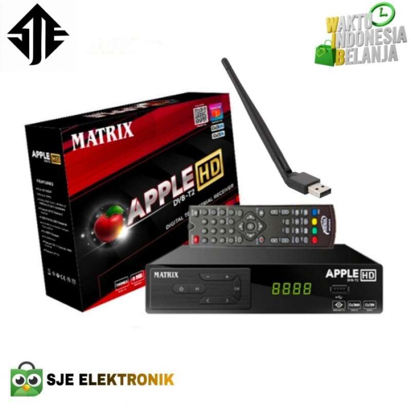Jual Reciever TV Set Top Box Matrix Apple DVB T2 Digital DVBT2 Antena ...