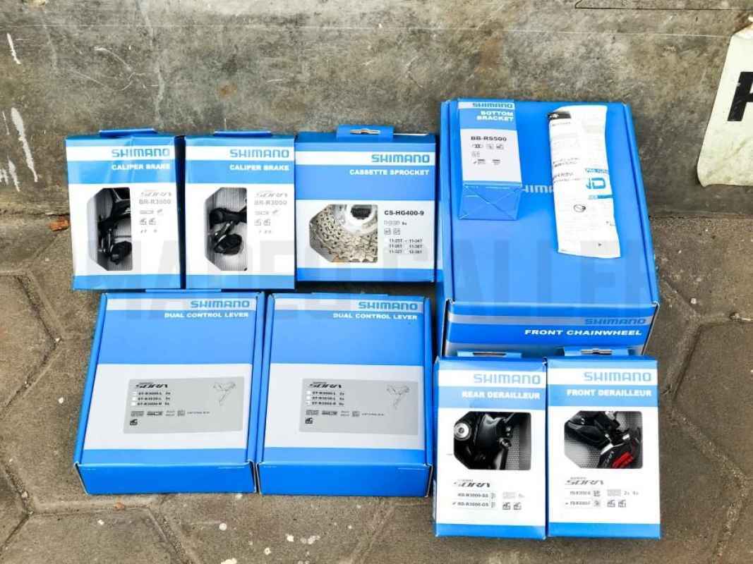 Jual GROUPSET SORA ROAD BIKE BRIFTER R3000 2x9speed FULLSET BNIB JOGJA ...