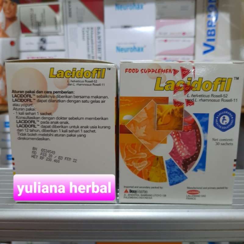 Jual lacidofil sachet isi 30 saset original di Seller Alkesmu Store ...