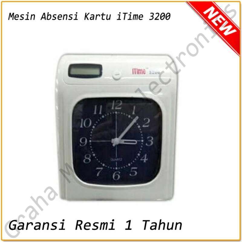 Jual Mesin Absensi ITime 3200/Mesin Absesnsi Ceklok/Mesin Absensi ...