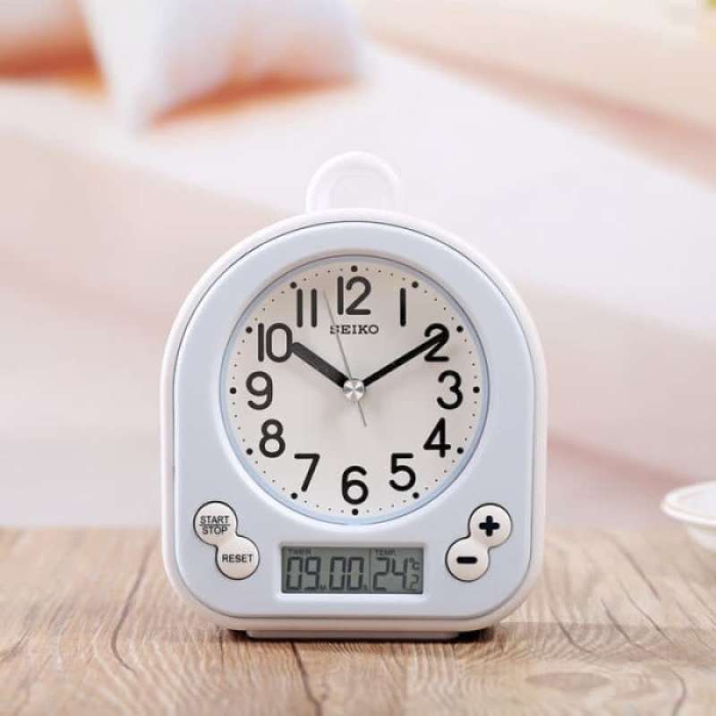 Jual jam meja seiko QHG042L stopwatch and count down jam meja seiko di ...