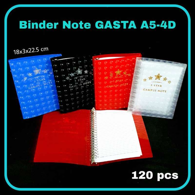 Jual SOS Binder Note GASTA A5-4D / Buku Ring / Buku Note / Bindernote ...