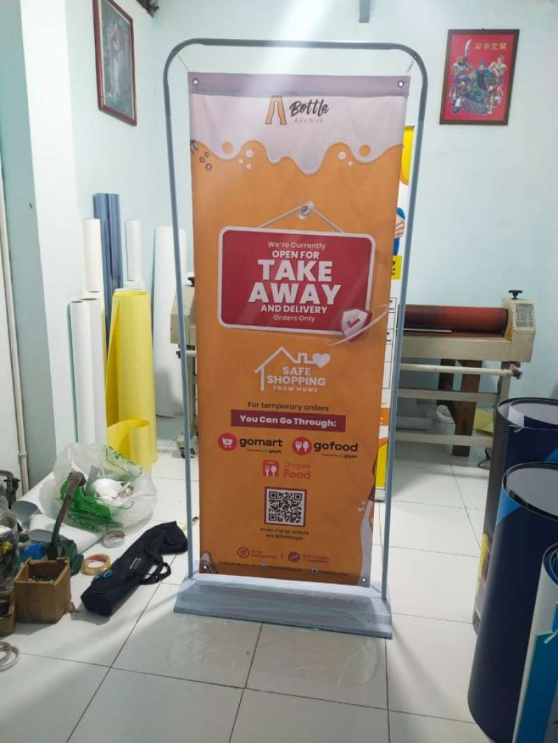 Jual DOOR FRAME STAND Besi 1 sisi uk 80x180 KW1 di Seller Oktarabaya ...