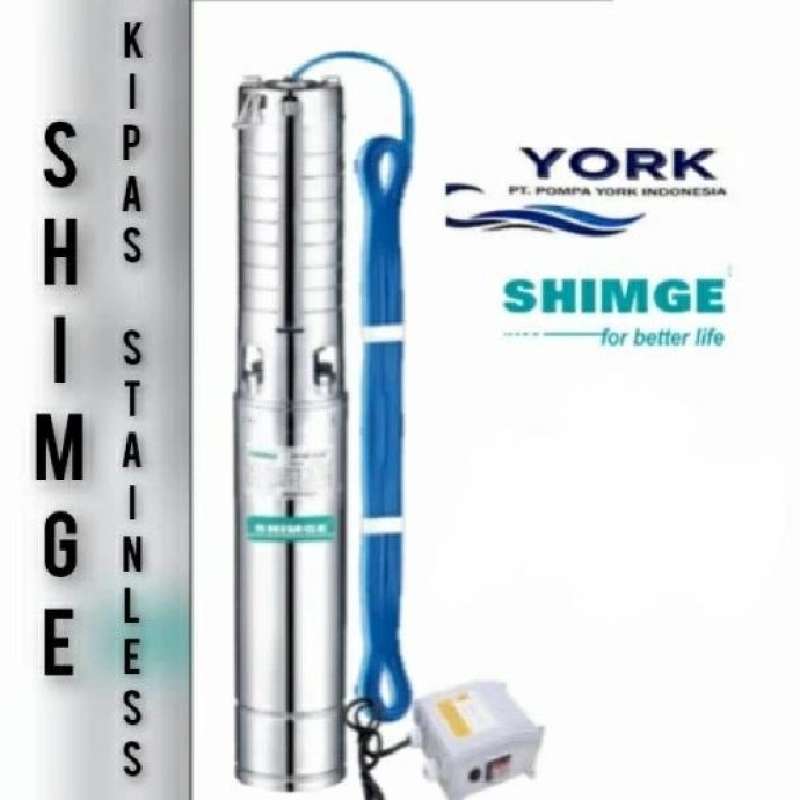 Jual Pompa satelit SHIMGE 1hp 1phase 4inch 4SSm 3/12 kabel 50 meter di ...