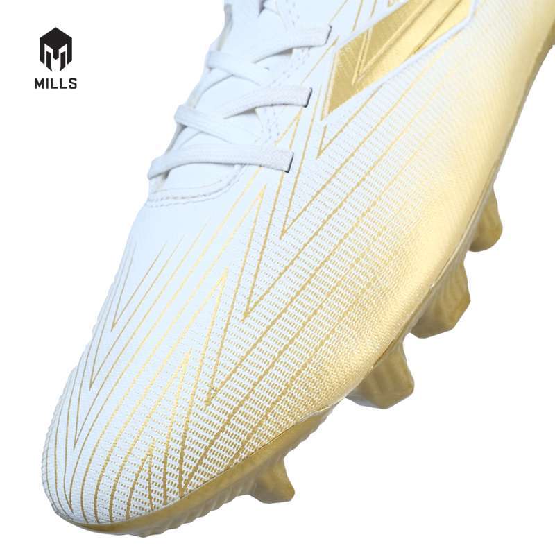 Jual Mills Sepatu Sepakbola Servius Fg White / Gold 9300702 - 45 White ...