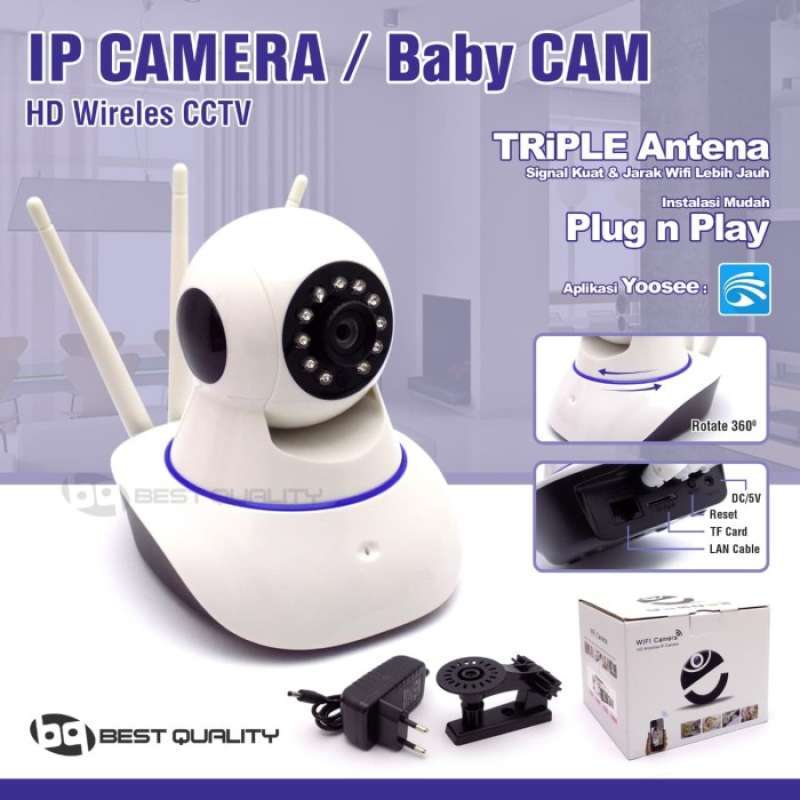 Jual IP CAM / IP CAMERA YOOSEE 3 ANTENA MODEL SPC TERBARU - NEW PRODUCT di Seller sinarrumah ...
