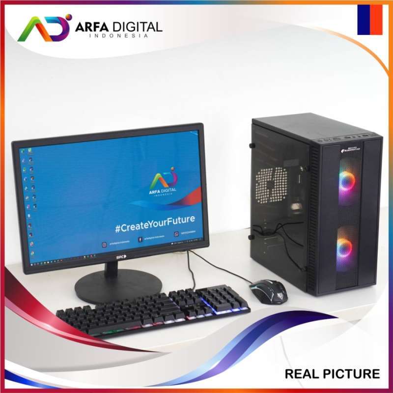 Jual Pc Rakitan Lengkap I5/cpu Core I5/ram 8gb/vga Gt1030 2gb/led 19 ...