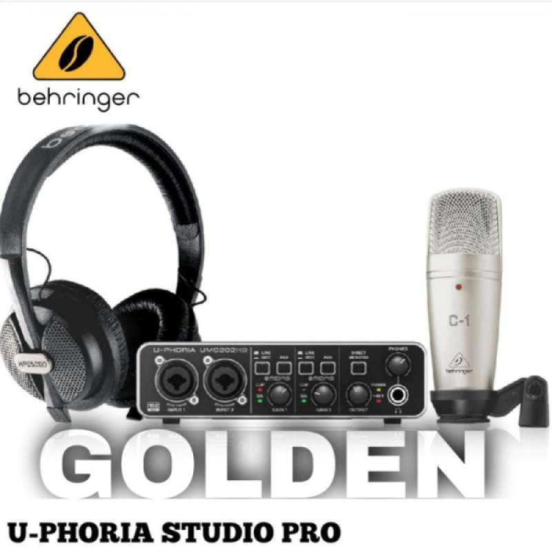 Promo Paket Behringer U Pha Studio Pro With Umc202Hd Recording Diskon ...