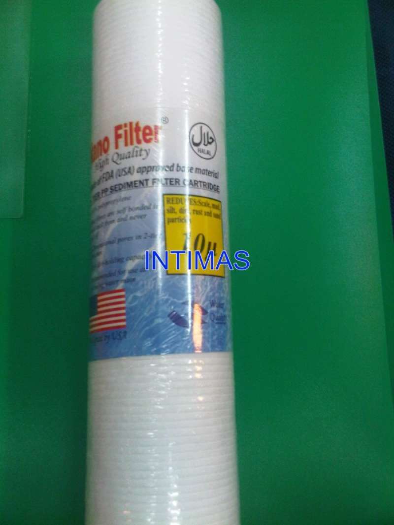 Promo Nano Filter ( 10 Micron ) - PP Sedimen - Filter Air Diskon 5% di ...
