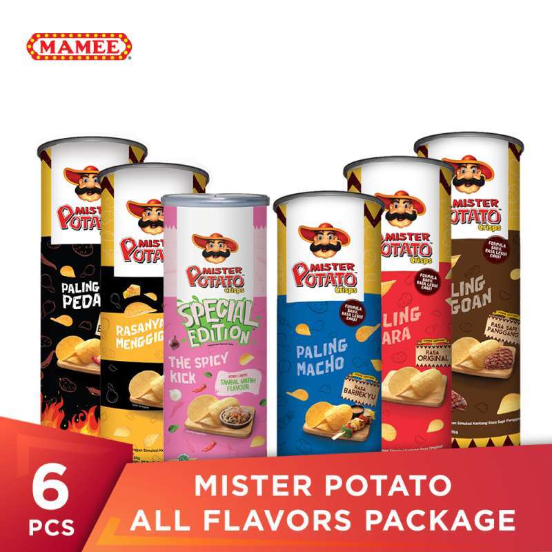 Jual Mister Potato All Flavors Package [New Edition] di Seller Mamee ...