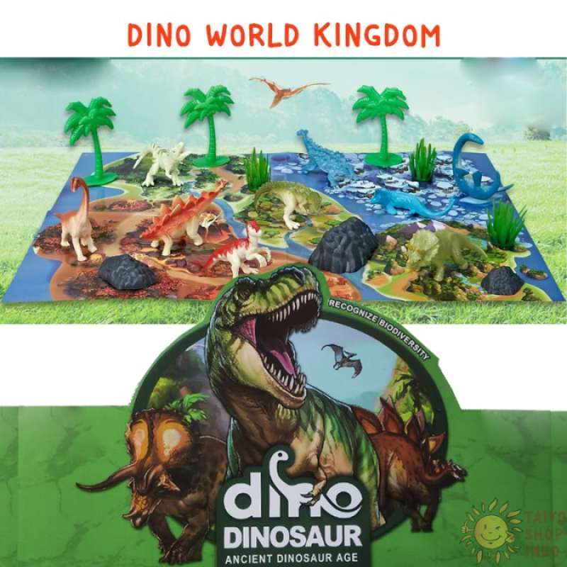 Promo Mainan Anak Dinosaur World Kingdom Set Dino Dinosaurus Jurassic ...