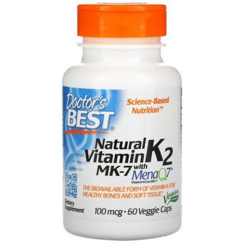 Jual Doctor's Best Vitamin K2 MK7 100 mcg , 60 veg caps di Seller ...