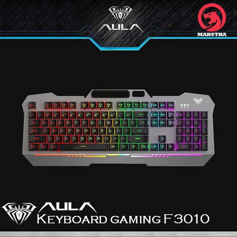 Promo Aula Keyboard Gaming Membrane F-3010 / F3010 Rubber Dump With New ...