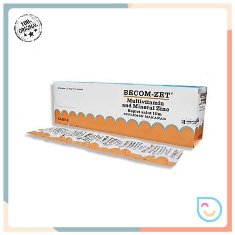 Jual BecomZet Box isi 100 BECOMZET multivitamin zinc di Seller Pegazuz ...