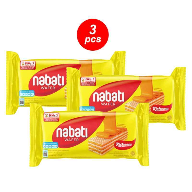 Jual Richeese Nabati Wafer Keju 3pcs di Seller Aneka Jaya Ngaliyan ...