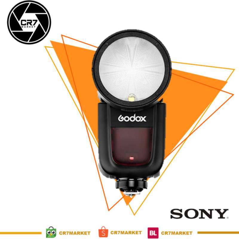 Jual Godox V1 Flash Ttl For Sony With Lithium Battery-black Di Seller ...