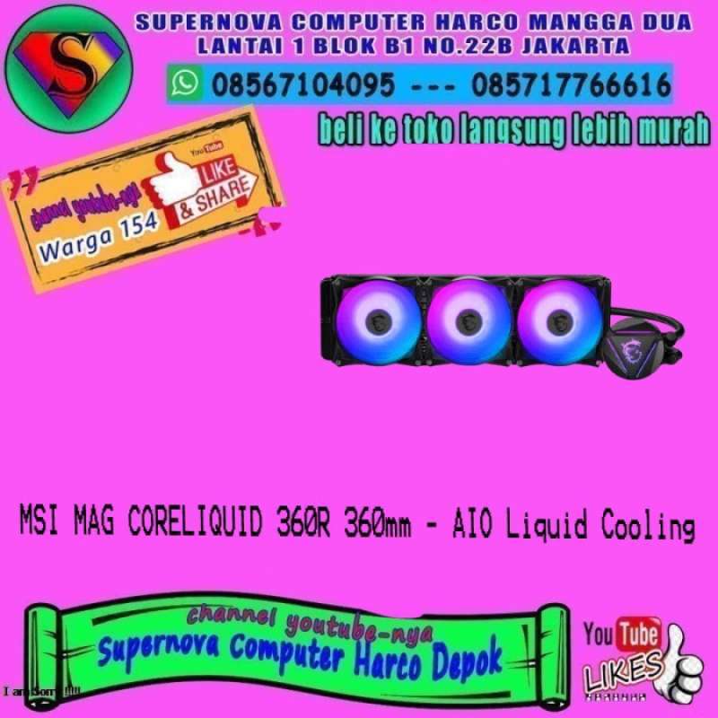Promo . MAG CORELIQUID 360R 360mm - AIO Liquid Cooling - Multivariasi ...