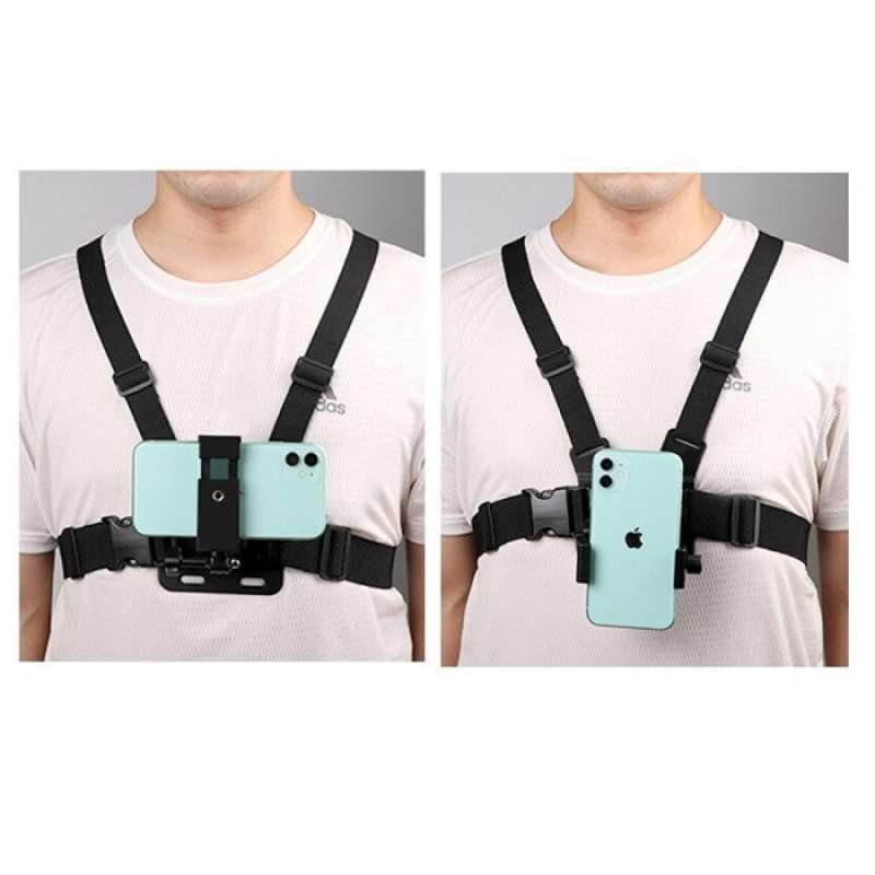 Jual Chest Strap Handphone Set Mount Belt Holder Clip HP di dada untuk ...