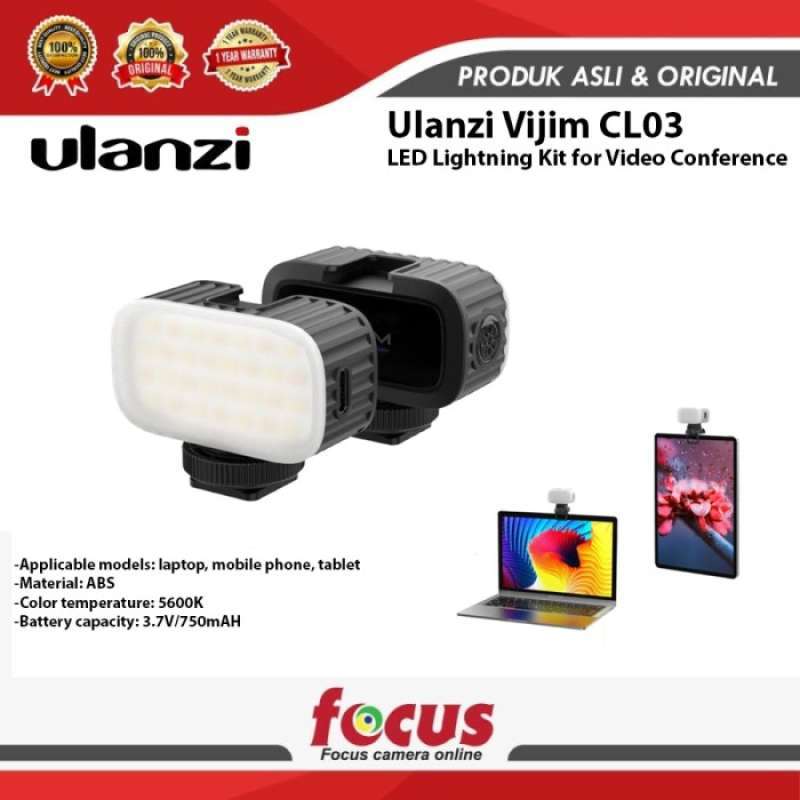 Jual Ulanzi Vijim Cl03 Led Lightning Kit For Video Conference di Seller ...