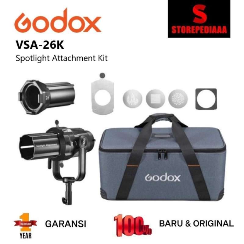 Jual Godox Vsa-26K Spotlight Attachment Kit For Bowens Mount Led Light ...