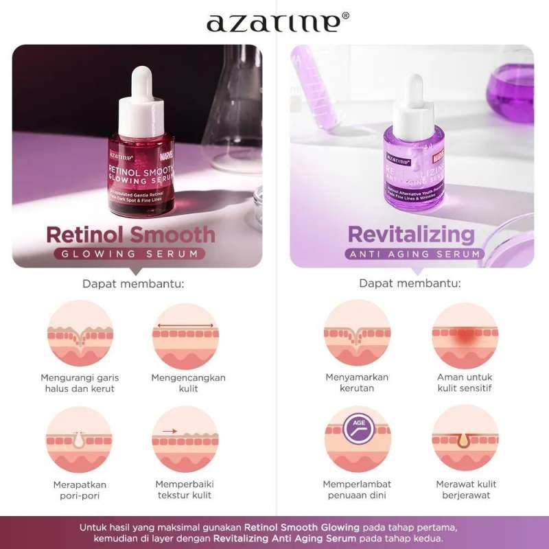 Jual Azarine Revitalizing Anti Aging Serum 20ml - Serum Marvel Azarin ...