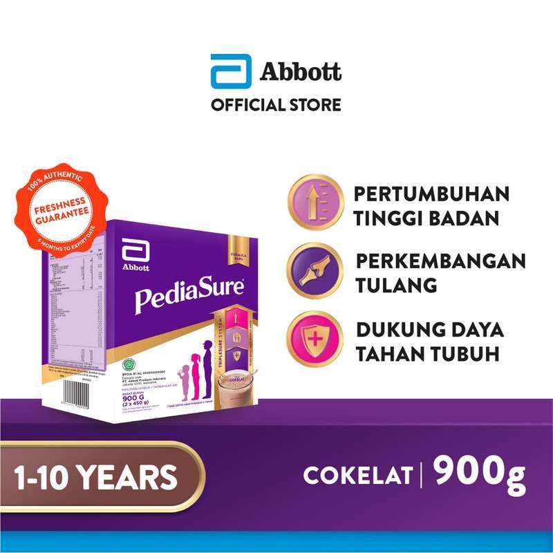 Jual Pediasure Coklat 900g 1-10 tahun Susu Formula Pertumbuhan Anak ...