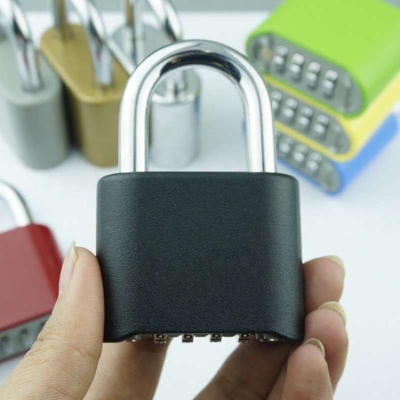 Jual Gembok Wasaka Padlock 4 Digits Combination Key Anti Air Anti Karat ...
