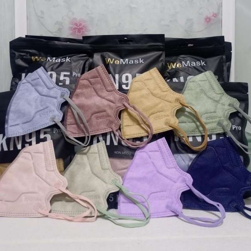 Jual Masker Kn95 Wemask Pro Duckbill Warna-warni Isi 10pcs/pack Di ...