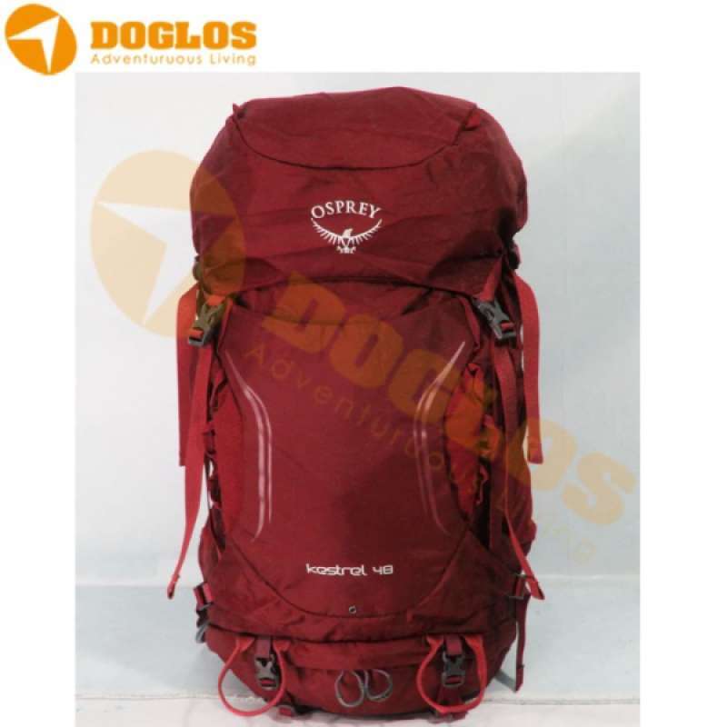 Promo Tas Carrier Osprey Kestrel 48 New Backpack Gunung Red Diskon 15% ...