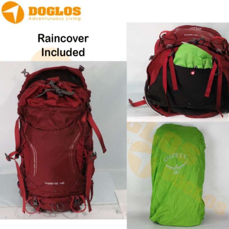 Promo Tas Carrier Osprey Kestrel 48 New Backpack Gunung Red Diskon 15% ...