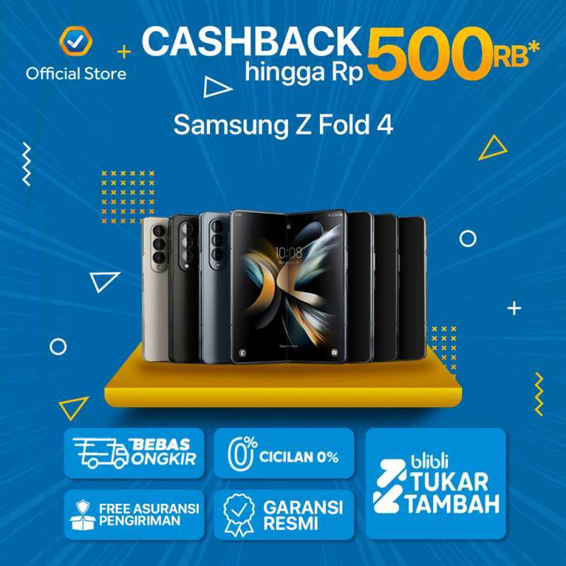 Jual Samsung Z Fold 4 12/256GB Black Beige GrayGreen - Beige di Seller ...
