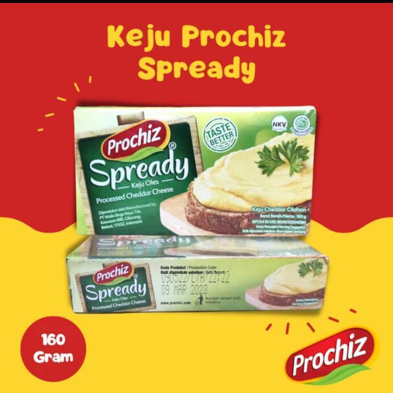 Jual KEJU PROCHIZ SPREADY 160 GRAM EXP 2023 di Seller Ayo online shop ...