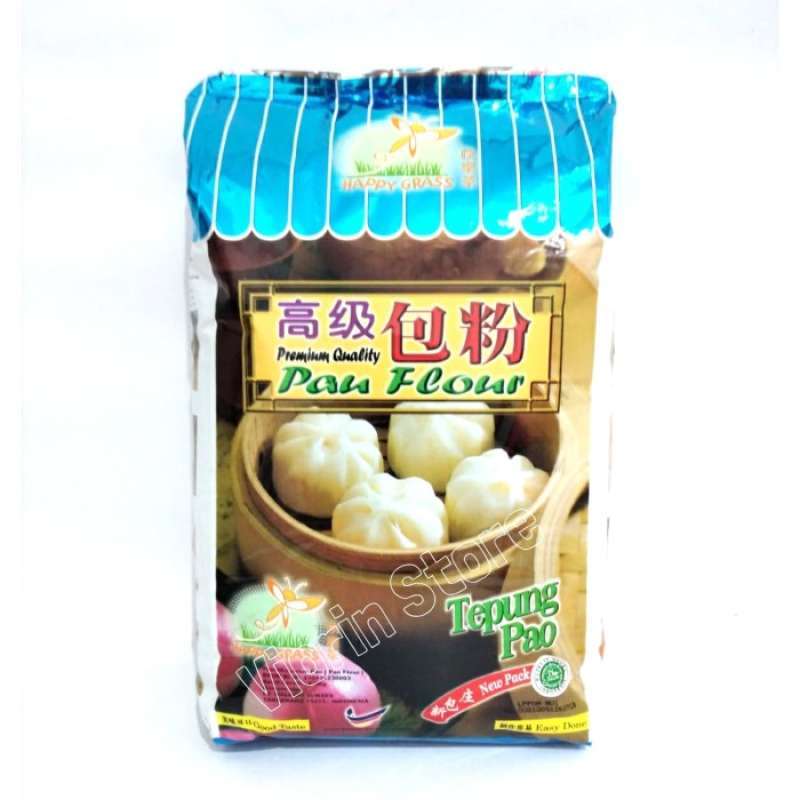 Promo no brand Tepung Pao Happy Grass / Pau Flour / Tepung Bakpao Halal ...