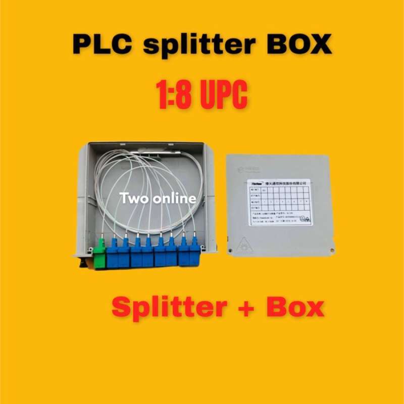 Promo Tanpa Merk Passive Splitter Plc Box Fo 1 8 Sc Upc Fiber Optik