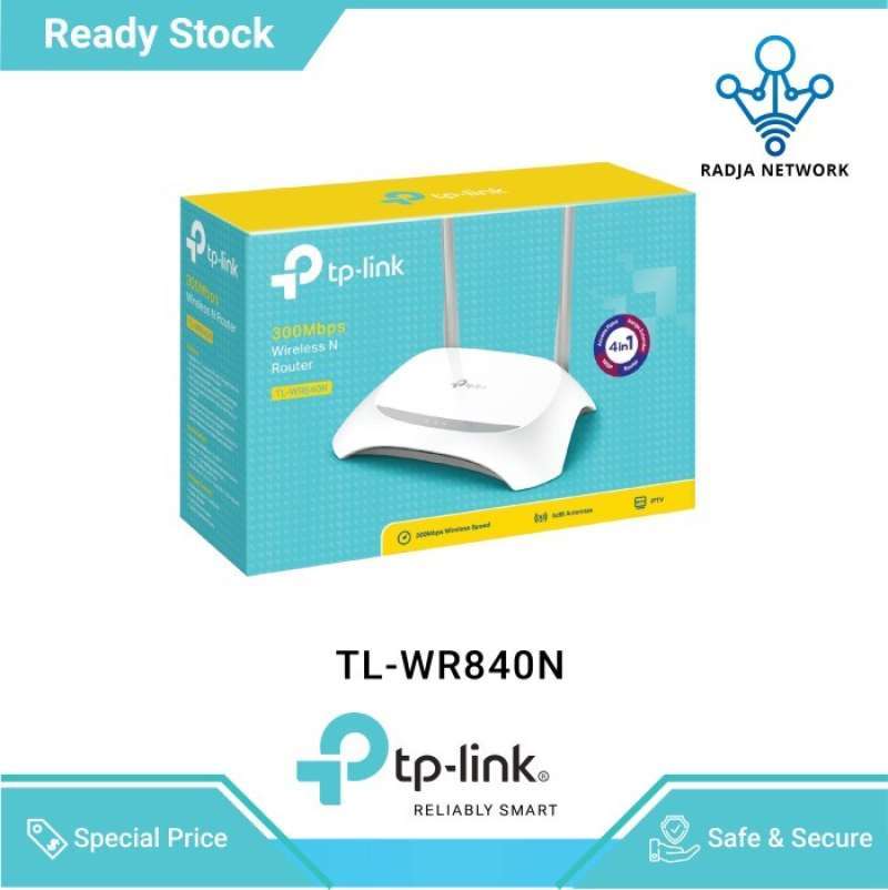 Promo Tanpa Merk TP-LINK TL-WR840N 300Mbps Wireless Router / Wifi ...