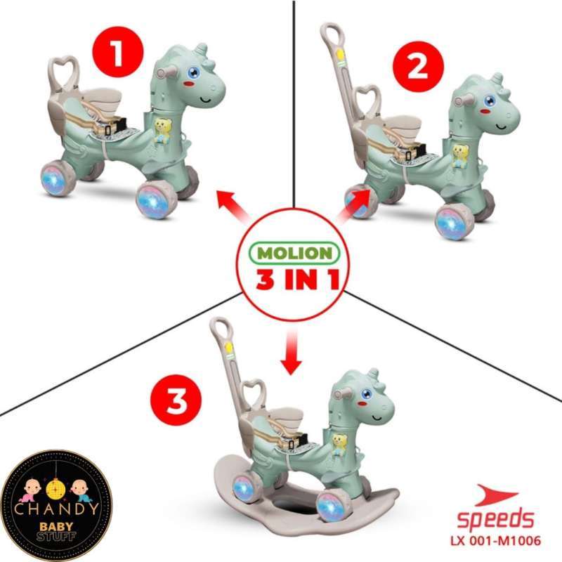 Jual Mainan Kuda Kudaan Rocking Horse M1006 Molion Di Seller ...