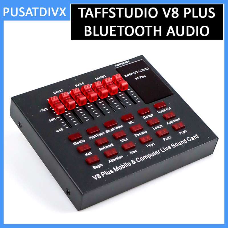 Jual Pusatdivx Taffstudio V8 Plus Bluetooth Audio Usb External ...