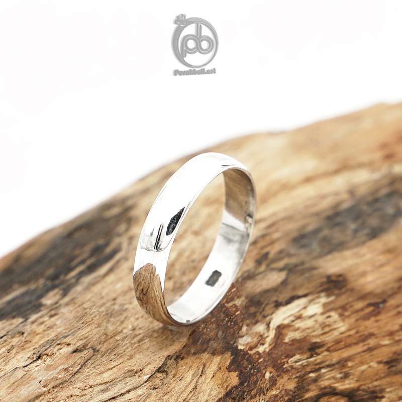 Jual Cincin Pria-wanita Perak Bali Asli 925 Simple Plain Lingkar Polos ...