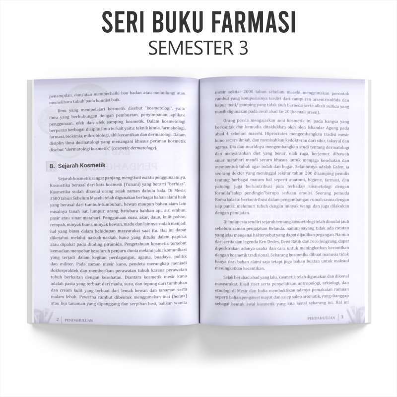 Jual Buku Farmasi Semester 3 : Farmasi Fisika 2 / Farmakologi 2 / Bahasa Inggris 2 ...