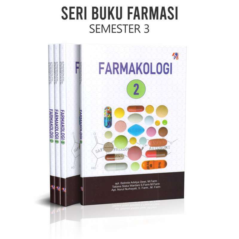 Jual Buku Farmasi Semester 3 : Farmasi Fisika 2 / Farmakologi 2 ...