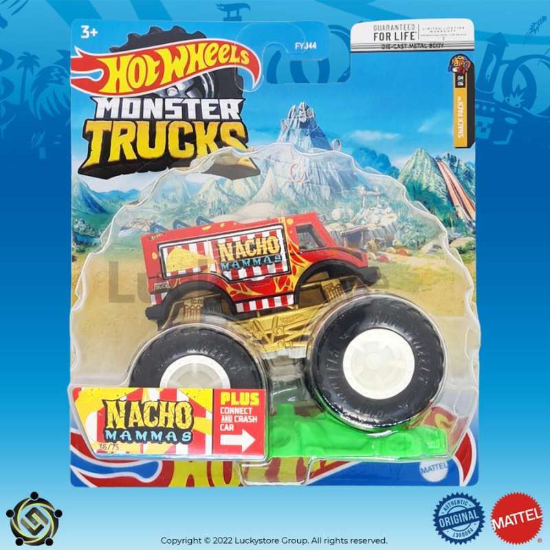 Jual Hot Wheels Monster Trucks 2022 - Nacho Mammas di Seller Luckystore ...