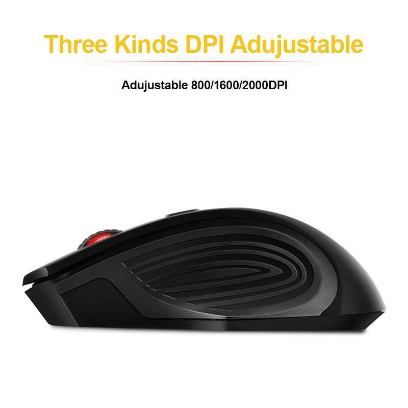 Jual Imice G1800 Ergonomic Mouse Wireless Gaming 2000 Dpi Silent Click ...