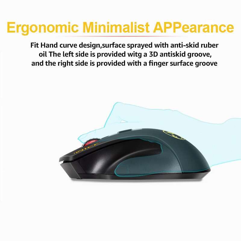 Jual Imice G1800 Ergonomic Mouse Wireless Gaming 2000 Dpi Silent Click ...
