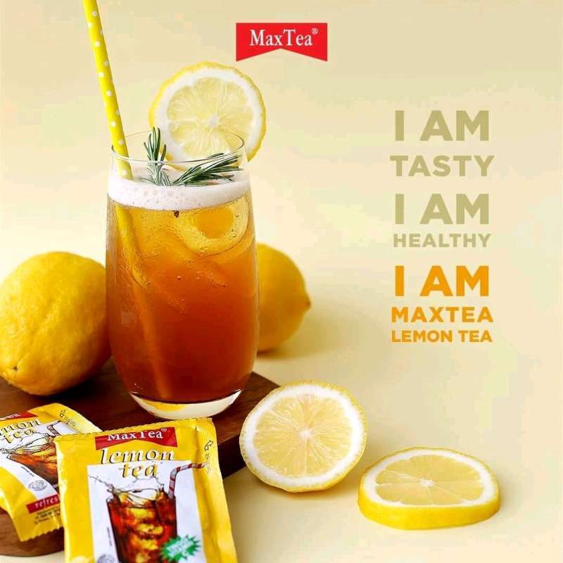 Jual Max Tea Lemon Tea 25 Gr Minuman Teh Segar Enak Sehat Nikmat di ...