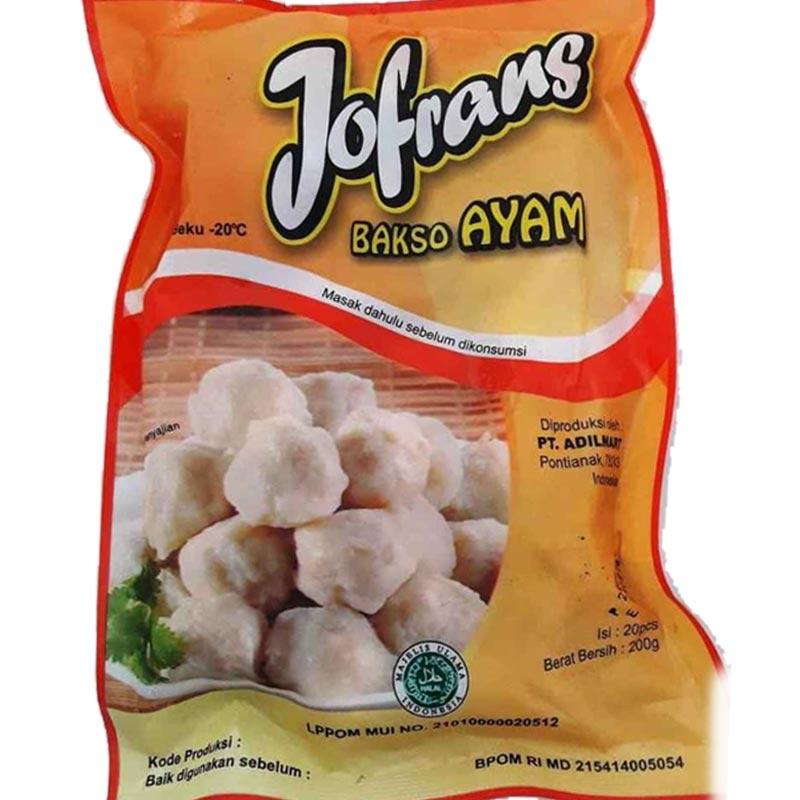 Jual Jofrans Bakso Ayam [200 gr] di Seller Rumah Beku Official Store ...