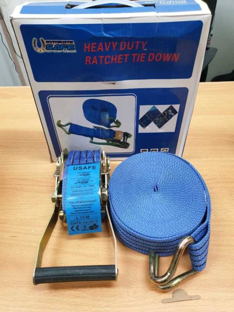Jual Ratchet Tie Down Cargo Lashing Belt 2 X 10m Pengikat Barang Usafe Di Seller Axie Store ...