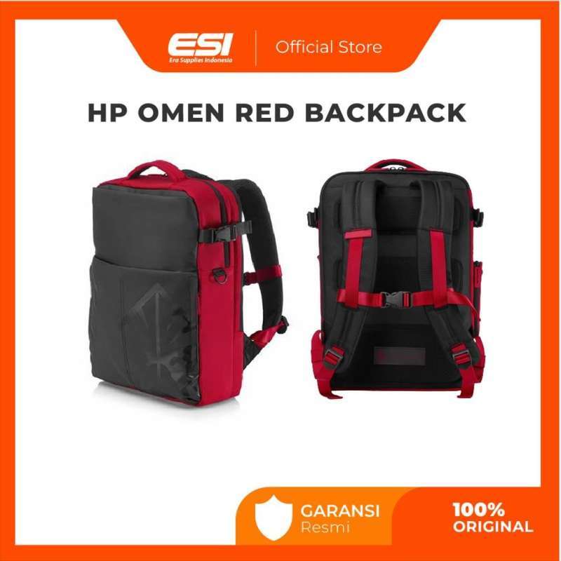 Jual HP OMEN Gaming Backpack 700 RED 100% Original - - Merah di Seller ...