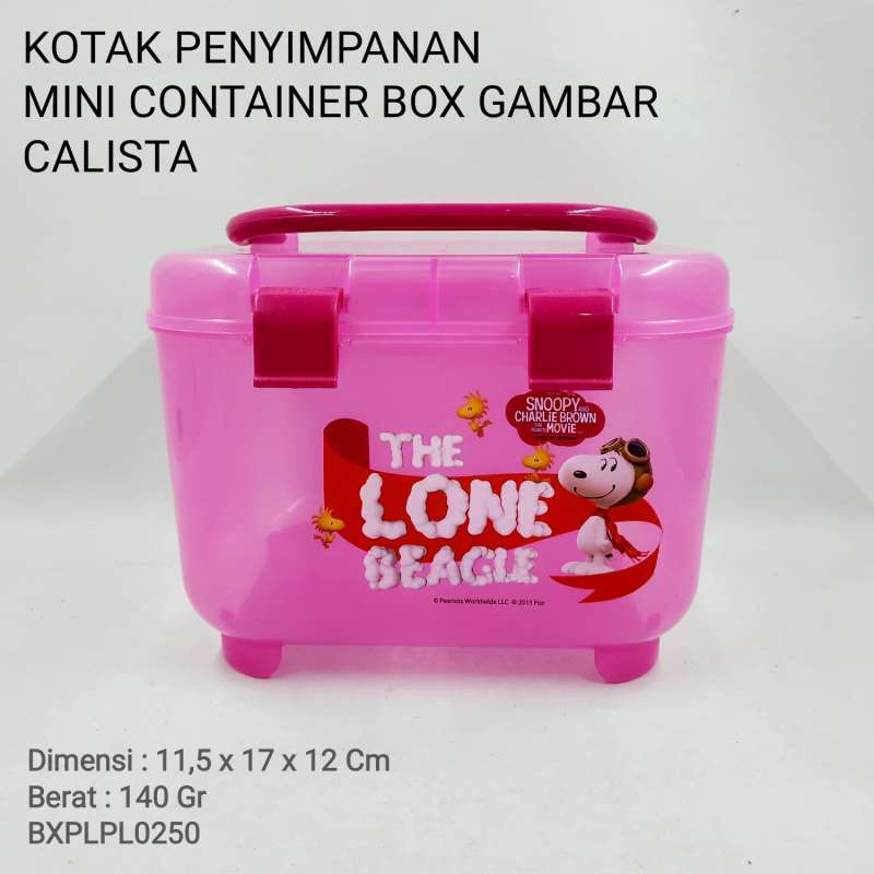 Jual KOTAK PENYIMPANAN MINI CONTAINER BOX GAMBAR CALISTA BXPLPL0250 di ...